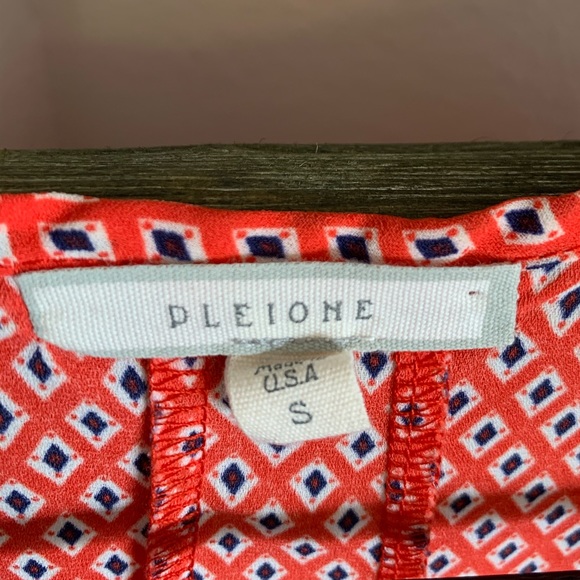 Anthropologie | Tops | Anthropologie Diamond Print Blouse | Poshmark